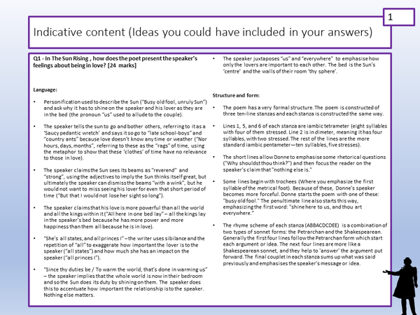 Unseen Poetry Exam Practice Questions – EnglishGCSE.co.uk