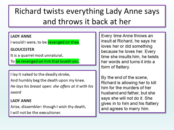 Richard III Act 1 Scene 2 – EnglishGCSE.co.uk