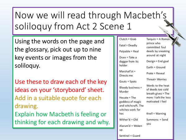 Macbeth Dagger Scene – EnglishGCSE.co.uk