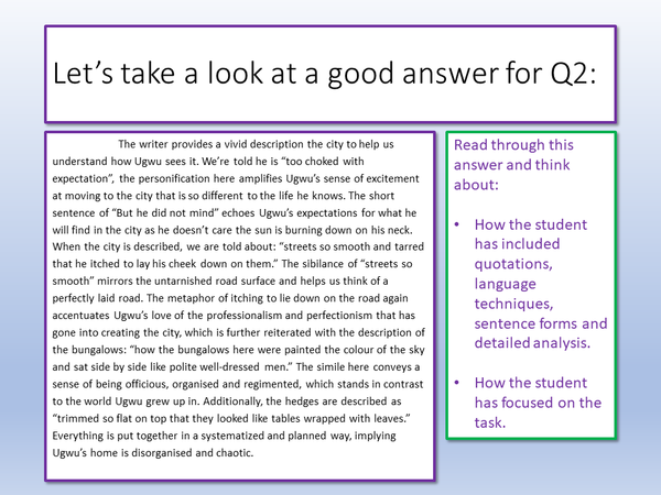 AQA English Language Paper 1 Section A Walkthrough – EnglishGCSE.co.uk