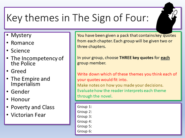The Sign of Four Revision – EnglishGCSE.co.uk