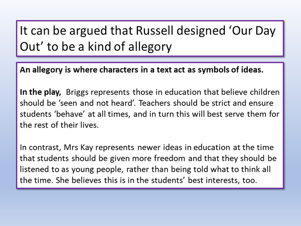 Our Day Out – EnglishGCSE.co.uk