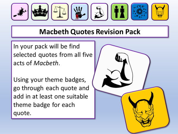 Macbeth Quotes Revision – EnglishGCSE.co.uk