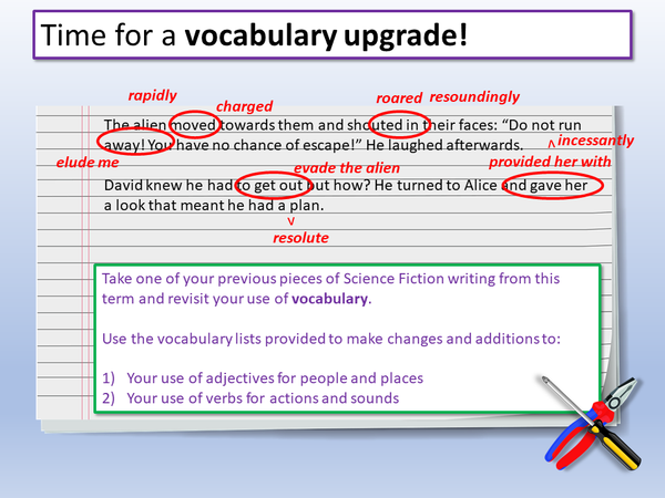 Science Fiction Vocabulary – EnglishGCSE.co.uk