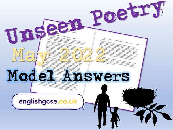 Unseen Poetry 2022 Model Answers – EnglishGCSE.co.uk
